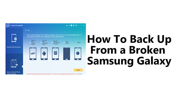 How to Do Samsung Broken Screen Backup
